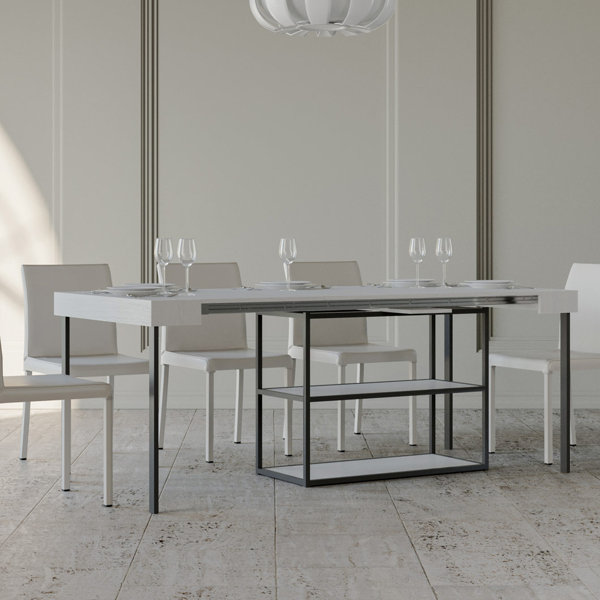 Itamoby Extending Console Table Plano Small with Anthracite Structure | Wayfair.co.uk